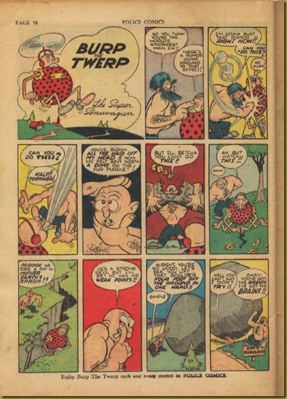 Cole's Comics: Eight New Insignificant Eructations: Burp the Twerp